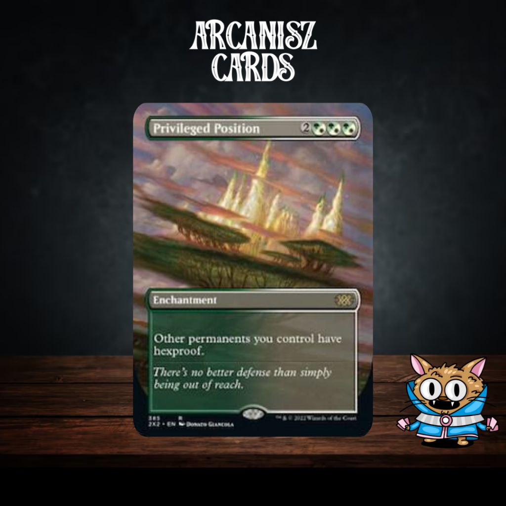 Privileged Position Borderless Non Foil การ์ด Magic The Gathering Double Masters 2022 | Shopee ...