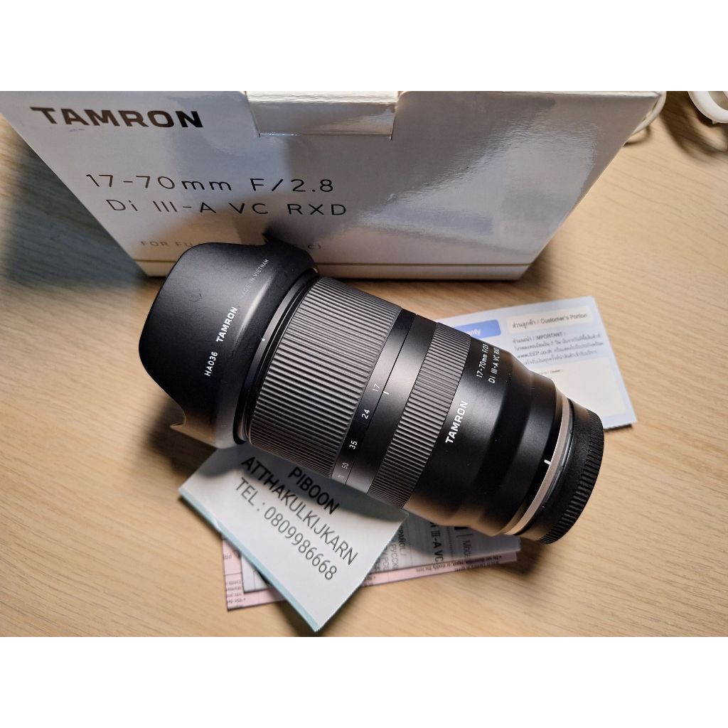 CODE 3000 สภาพนางฟ้า 97% TAMRON 17-70mm F2.8 Di III - A VC RXD Lens For Fuji เลนส์ | Shopee Thailand