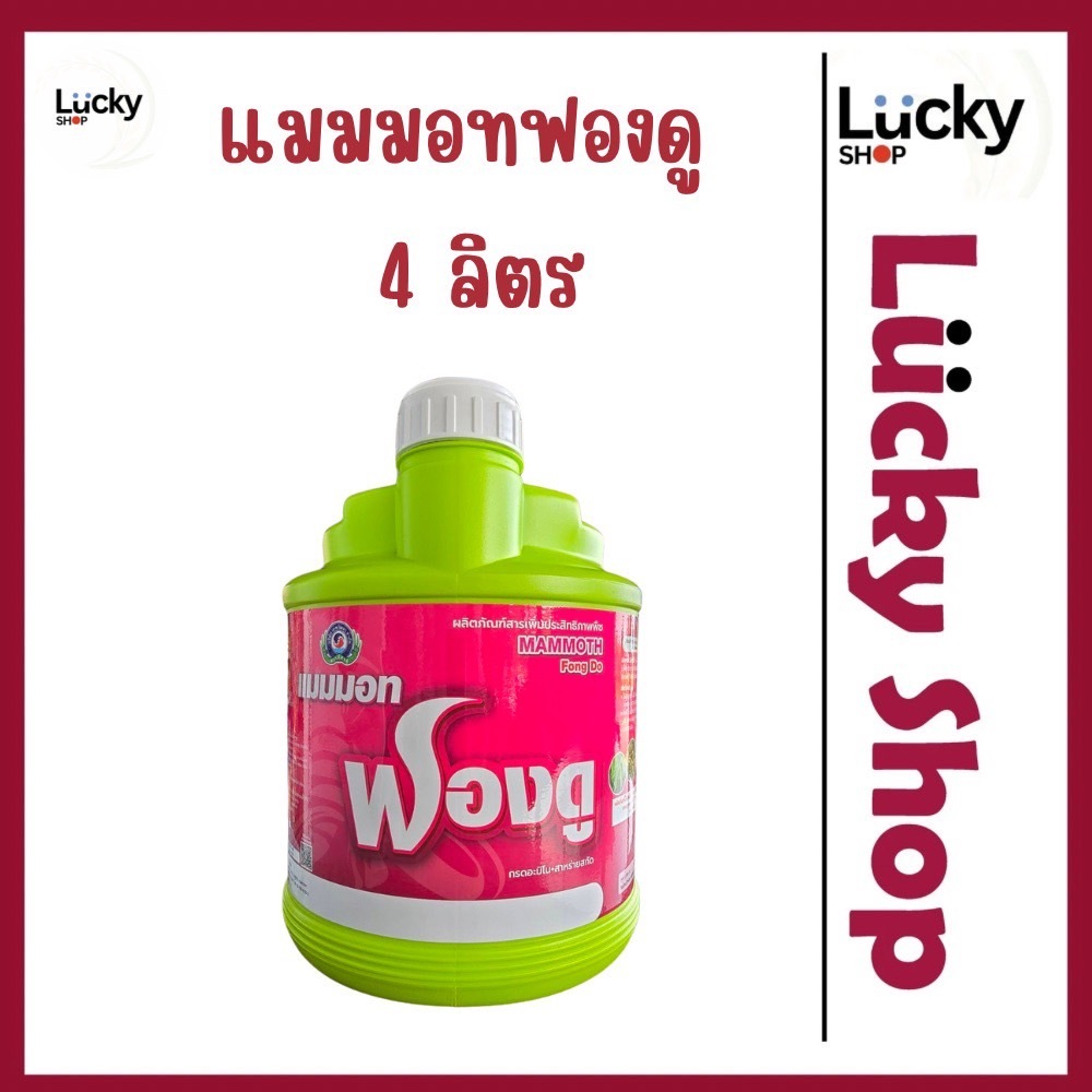 แมมมอท ฟองดู ขนาด 4 ลิตร (Mammoth Fong Do) | Shopee Thailand