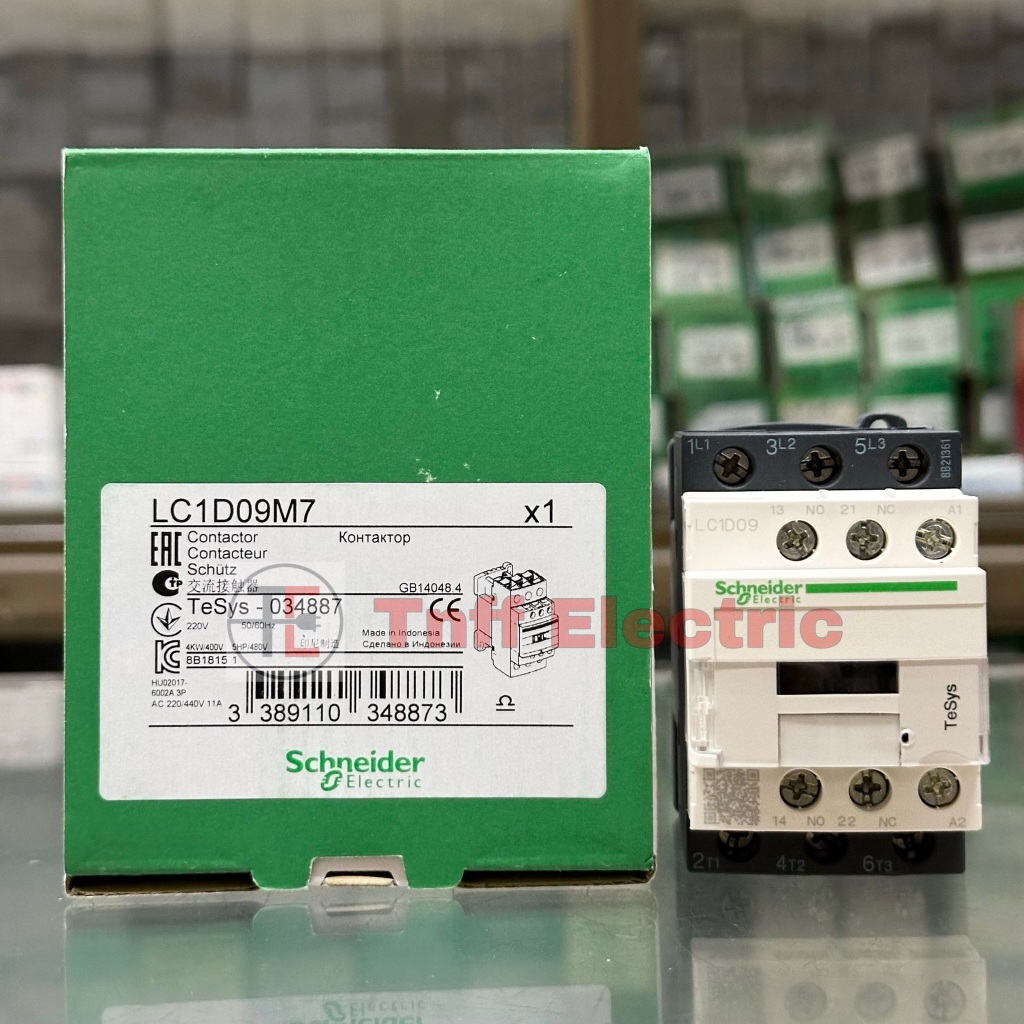 Schneider LC1D09M7, LC1D09B7, LC1D09E7, LC1D09F7, LC1D09Q7 แมกเนติก คอน ...