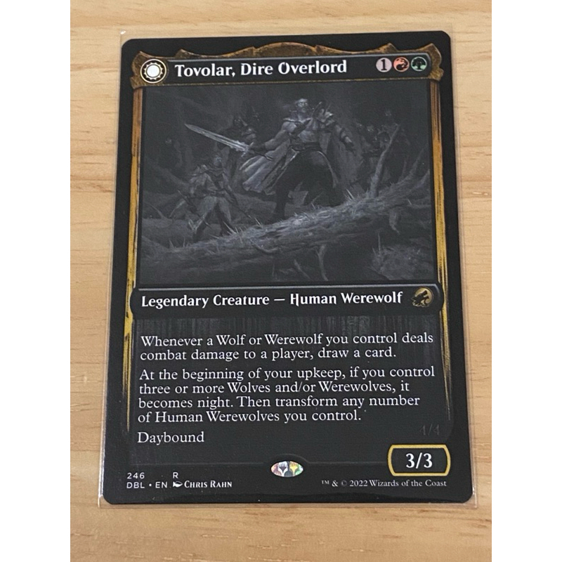 [MTG][DBL] Innistrad: Double Feature: Tovolar, Dire Overlord การ์ดแท้ ...