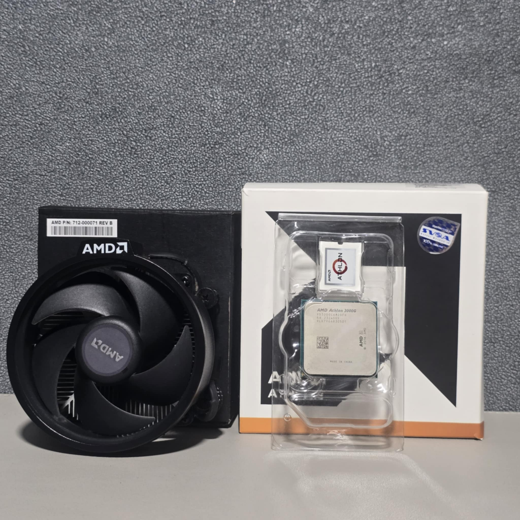 AMD CPU ATHLON 3000G WITH RADEON (VEGA 3) GRAPHICS DUAL CORE 3.5GHZ AM4 ...