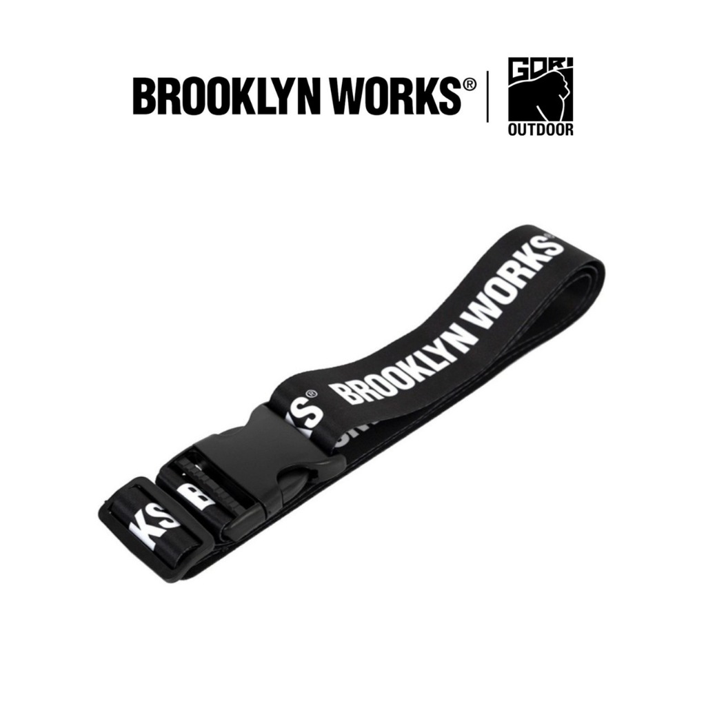 Brooklyn Works Logo Strap สายรัดเอนกประสงค์ สายรัดกระเป๋าเดินทาง ...