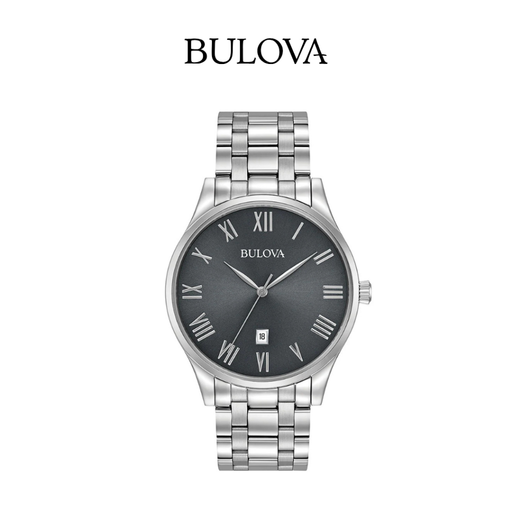 BULOVA 96B261 Men's Classic Watch Quartz ( นาฬิกาผู้ชายระบบถ่าน ...