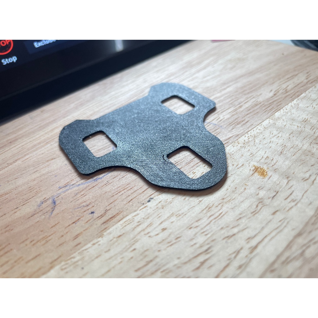 แผ่นเสริมคลีท LOOK Cleat Spacer มี 3 แบบ ทำจาก 3D Printer PETG | Shopee ...