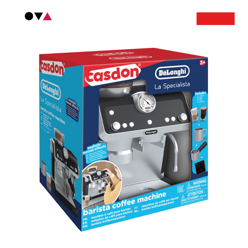 Casdon delonghi barista coffee machine เครื่องชงกาแฟของเล่น เด็กอายุ 3 ...