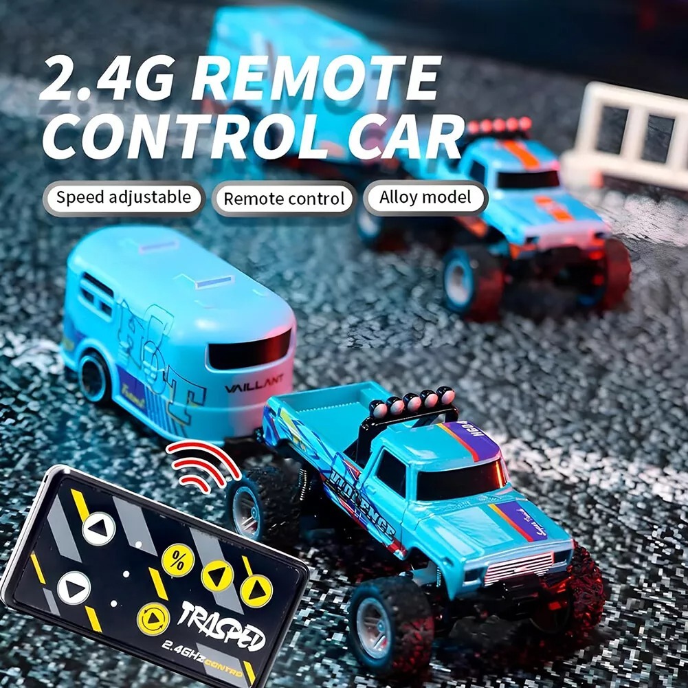 รถบังคับ มินิออฟโรด 1:64 Mini Rc Monster Truck Remote Control HG4-80 ...