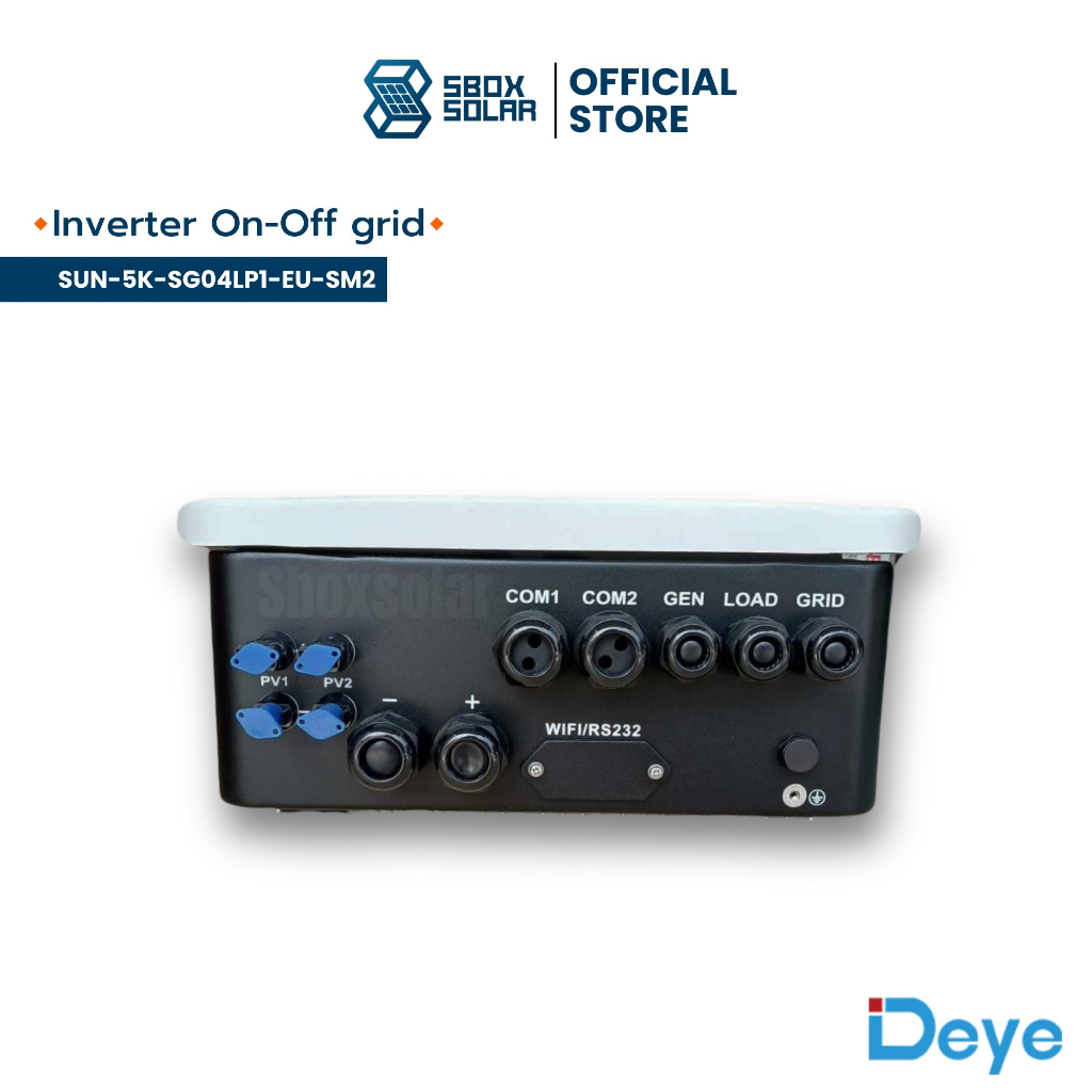 Inverter Hybrid on off grid inverter DEYE 5kW 1 เฟส อินเวอร์เตอร์ ...