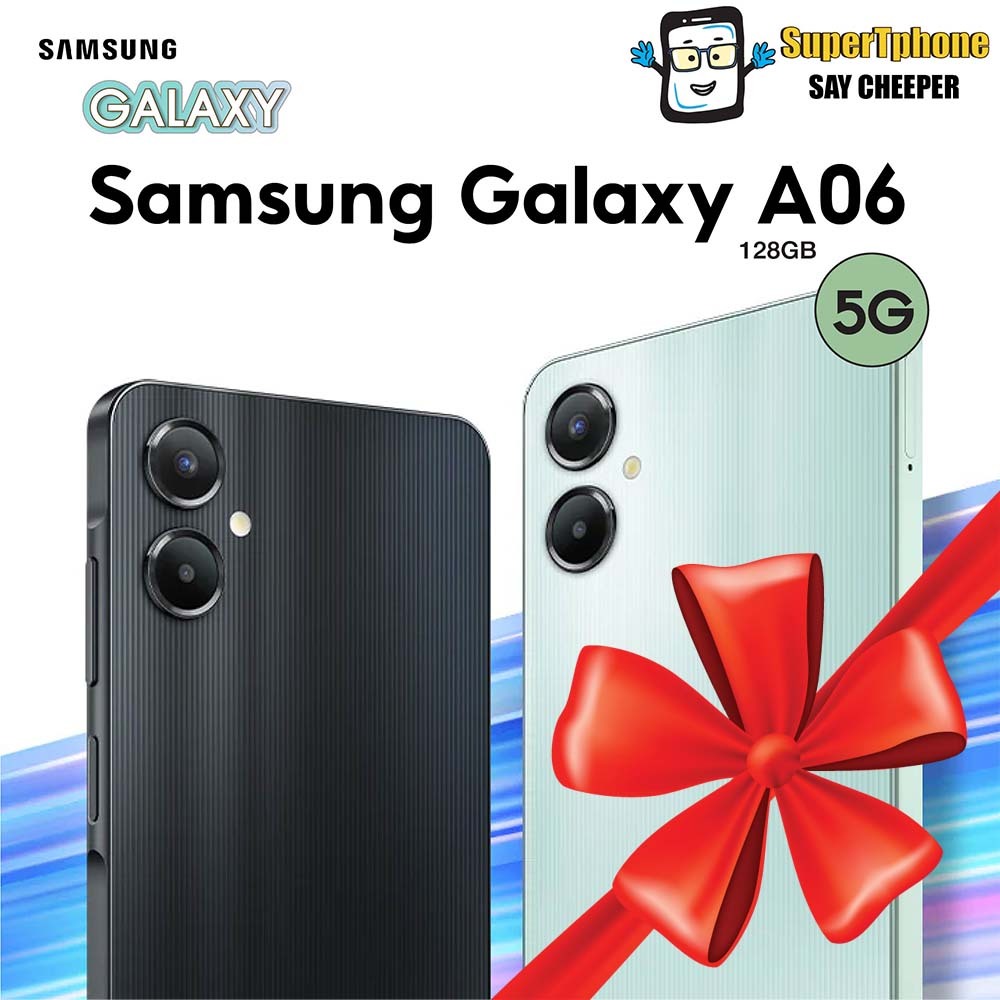 Samsung Galaxy A06 รุ่น 5G (6/128GB)จอ LCD HD+ 6.7นิ้ว หนาเพียง 8.0 มม. ...