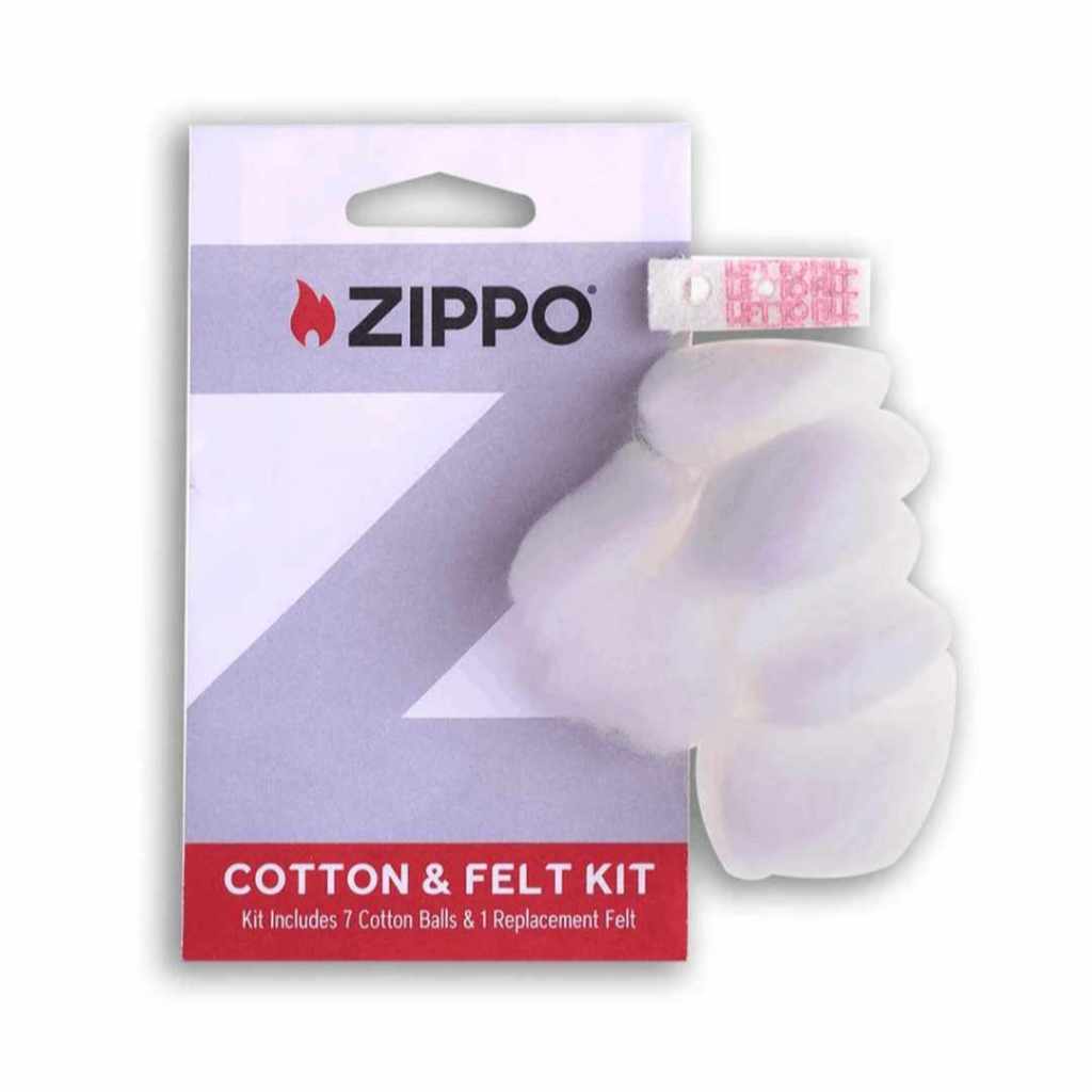 Zippo Cotton & Felt Replacement Kit Made in USA ก้อนเรยอน+แผ่นสักหลาด ...