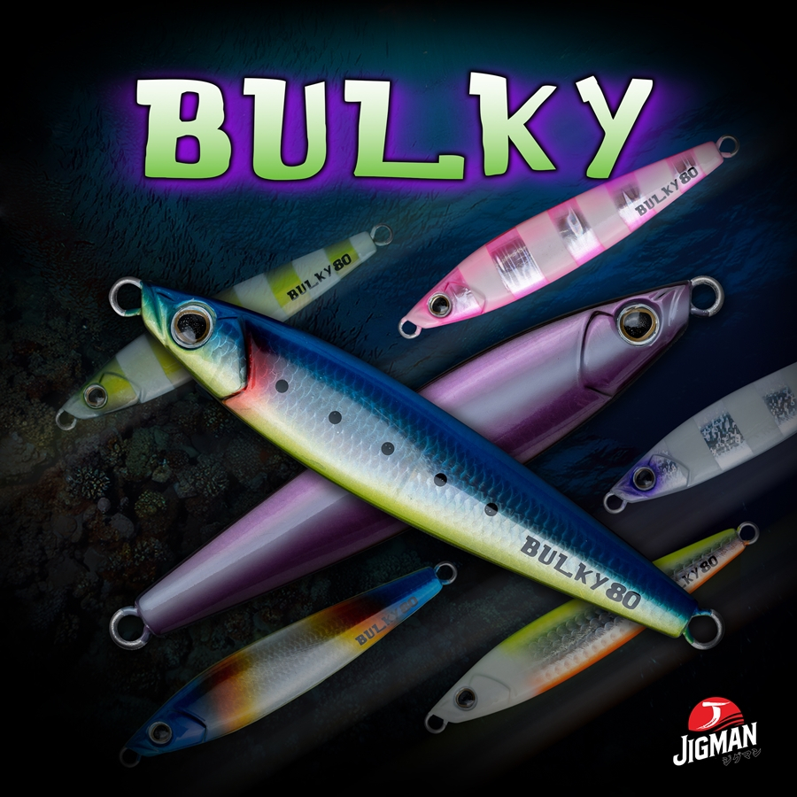 JIGMAN " BULKY " 40g 60g 80g *** เหยื่อจิ๊ก จิ๊กแมน บัคกี้ JAPAN QUALITY 100% *** | Shopee Thailand