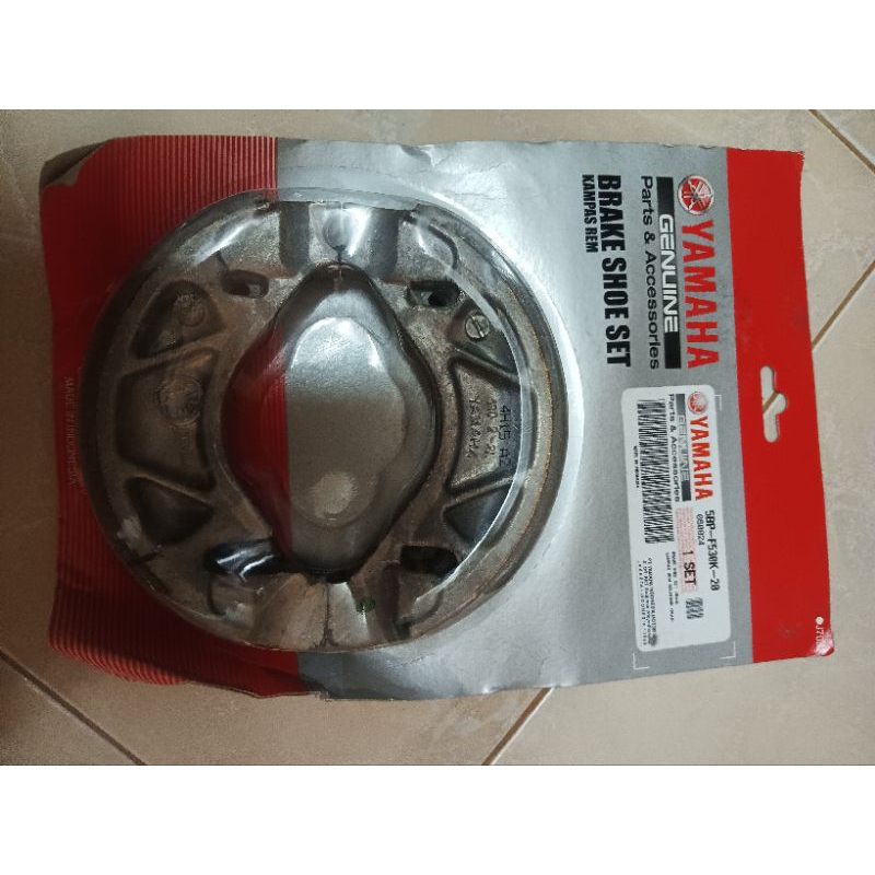 ผ้าเบรคหลัง YAMAHA AEROX155 แท้ศูนย์ 5BP-F530K-20 | Shopee Thailand