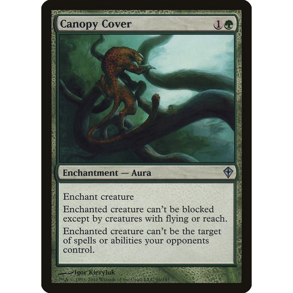 Canopy Cover WWK Worldwake การ์ด Magic the Gathering [MTG] ของแท้ ...