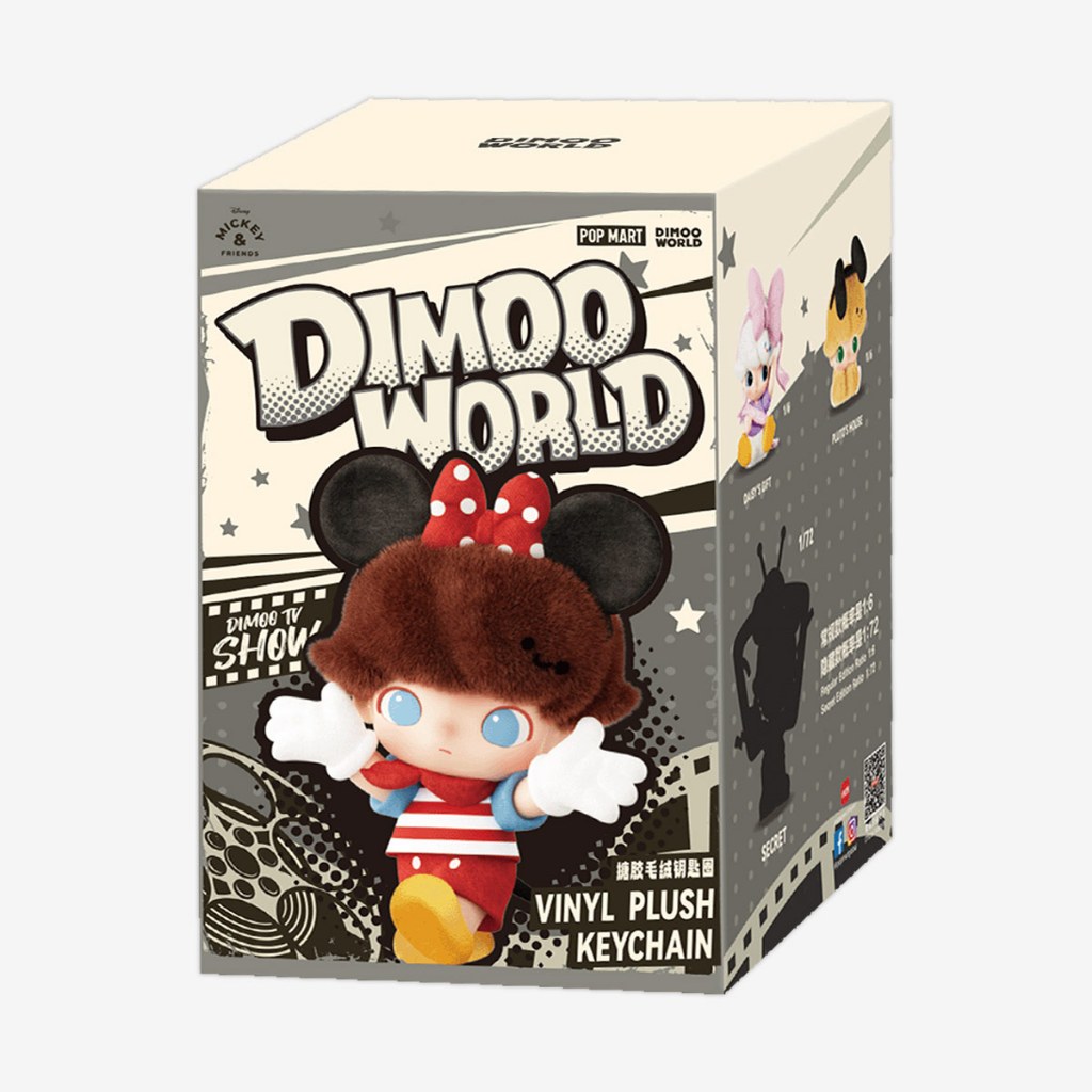 (เช็คการ์ด) DIMOO WORLD × DISNEY Series-Vinyl Plush Pendant (พวงดีมู่ ...