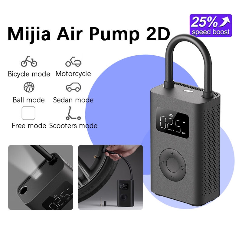 Xiaomi Inflatable 2D เครื่องสูบลมยางรถยนต์ไฟฟ้า พร้อมระบบตรวจจับแรงดัน ...
