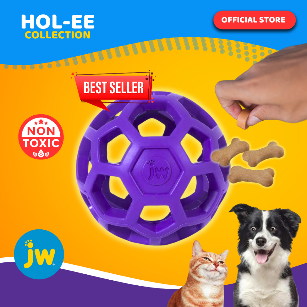 JW HOL-EE ROLLER Puzzle Dog Toy Ball บอลรังผึ้ง ใส่ขนมได้ ขายดีมาก ทน ...