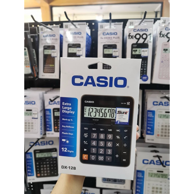 เครื่องคิดเลข Casio DX-12B | Shopee Thailand