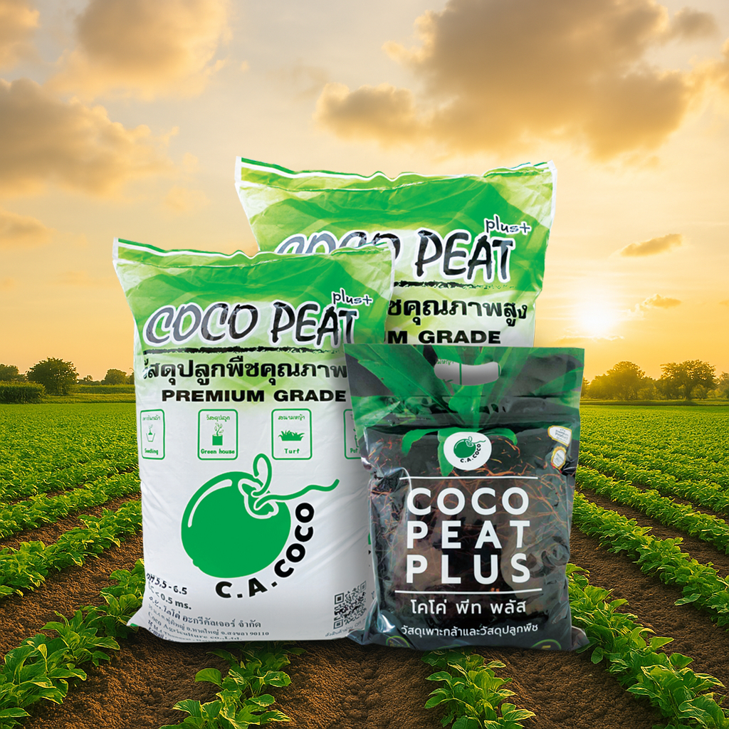 Coco peat plus ขุยมะพร้าวสำหรับเพาะกล้า ขนาด 35 ลิตรและ 80 ลิตร | Shopee Thailand