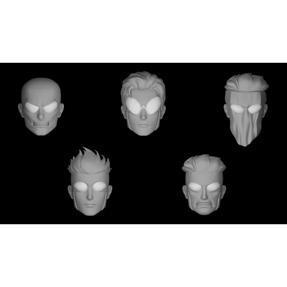 Evil Invincible V.2 - Headsculpt for Action Figures 3D print model ...