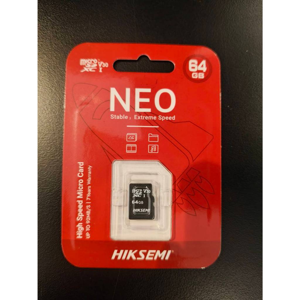 Hiksemi NEO microSDXC™ 64G Class 10 UHS-I ของแท้ | Shopee Thailand