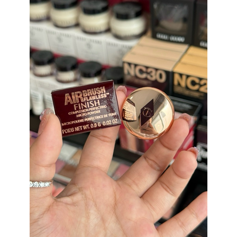 CHARLOTTE TILBURY Mini Airbrush Flawless Finish powder 0.8g | Shopee ...