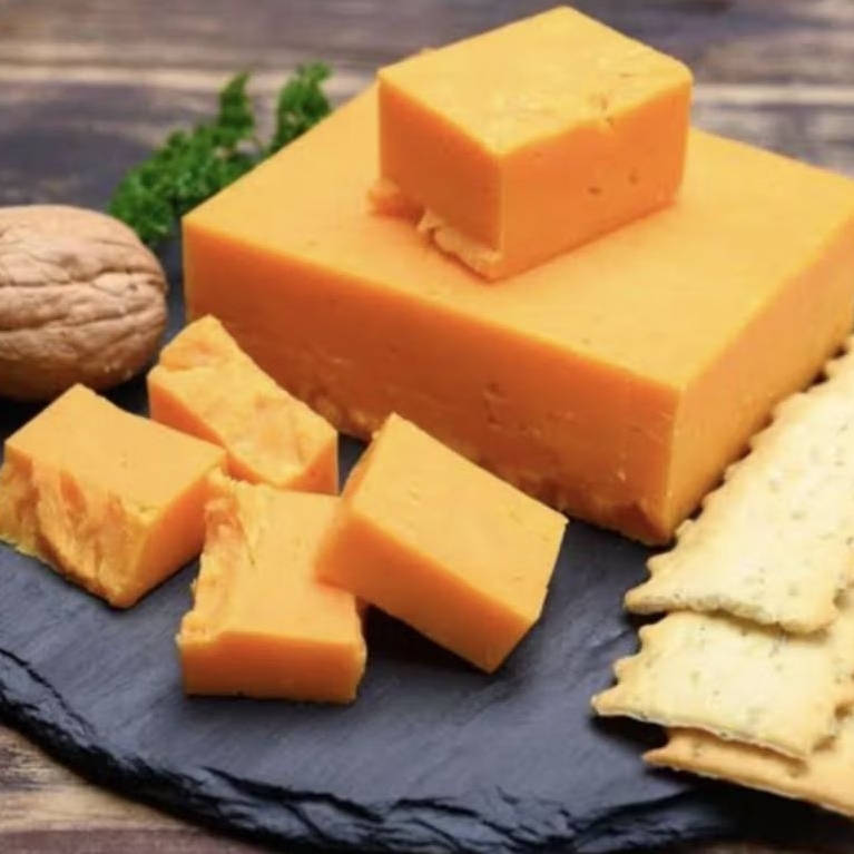 Calveley Mill Red Leicester Cheese Block Approx 320g - คาลเวลีย์ มิลล์ ...