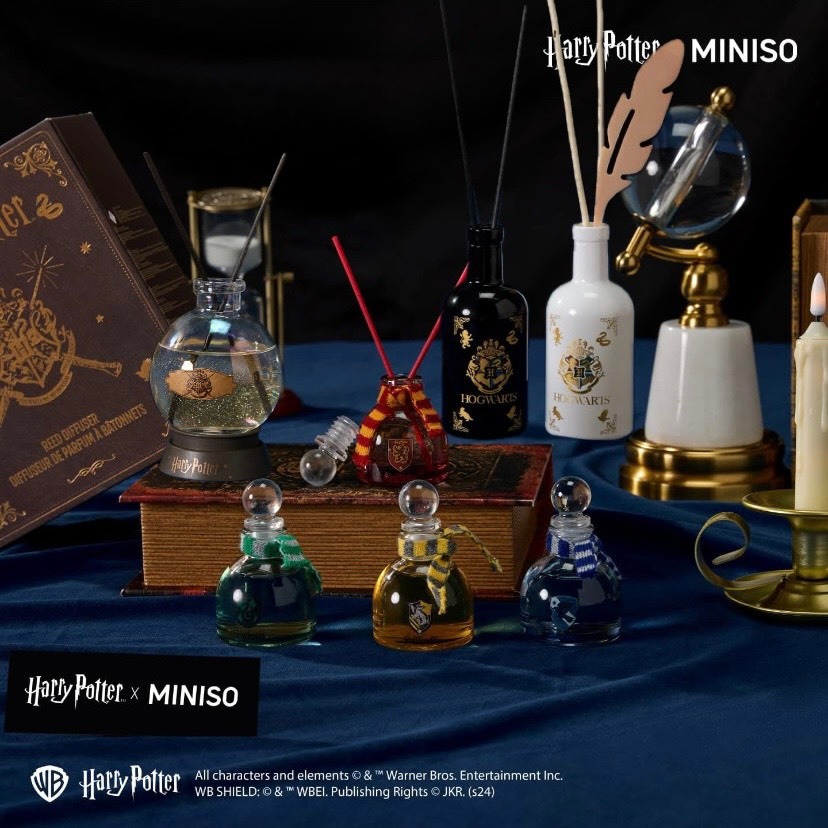 🚩พร้อมส่ง 🚩 น้ำมันหอมระเหย ก้านไม้หอม MINISO X HARRY POTTER Reed ...
