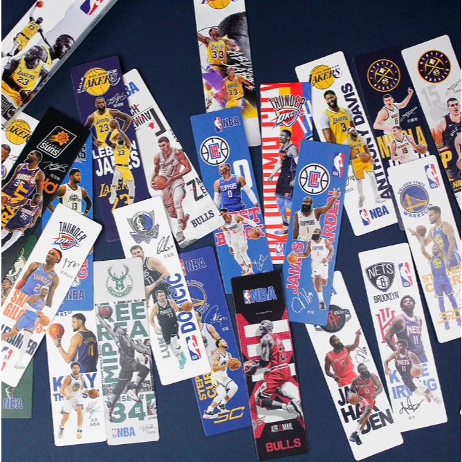NBA Player Bookmark ที่คั่นหนังสือลายผู้เล่น NBA แบบขายแยก | Shopee ...