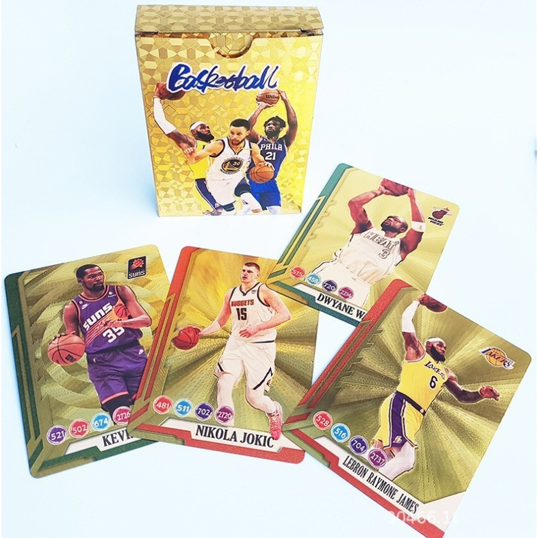 NBA Player Card การ์ดผู้เล่น NBA แบบขายยกกล่อง 55 ใบ | Shopee Thailand
