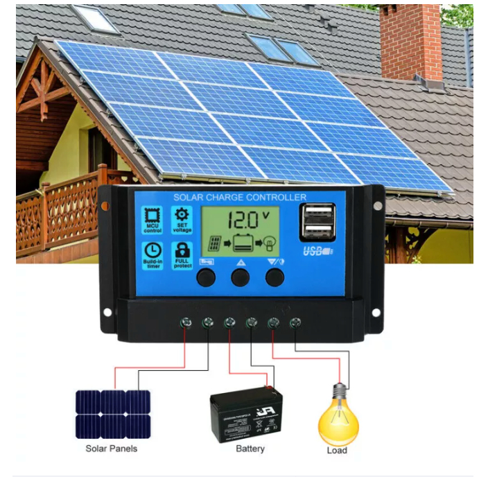PWM Solar Charger Controller 10A , 30A โซล่า ชาร์จ คอนโทรลเลอร์ ...
