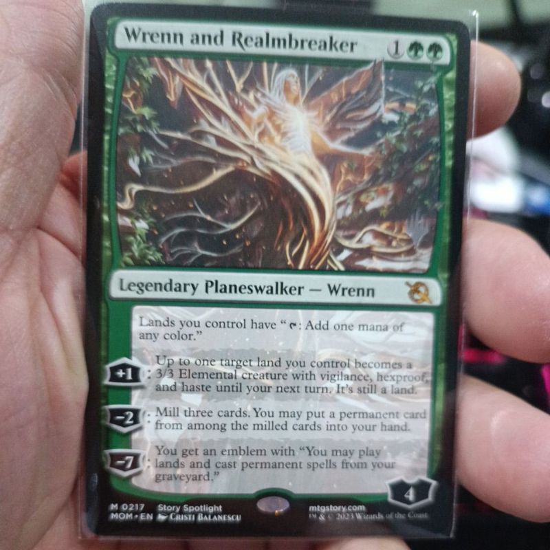 Wrenn and Realmbreaker MTG Single Card | Shopee Thailand