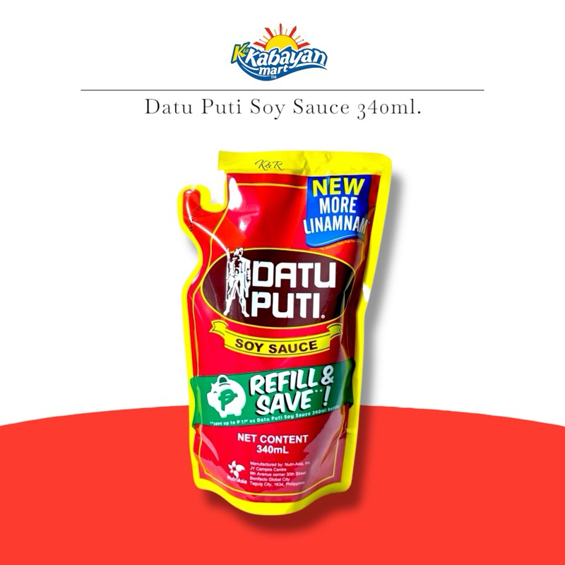 DATU PUTI SOY SAUCE REFILL 340ml. | Shopee Thailand