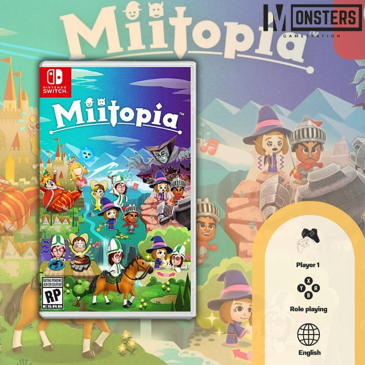 [Nintendo Switch] Miitopia [มือ1] (สินค้าพร้อมส่ง) | Shopee Thailand