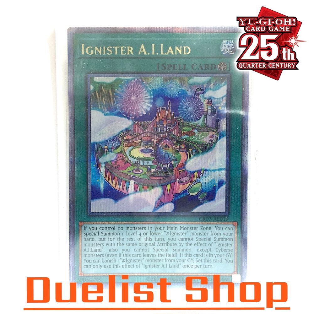Ignister A.I.Land (QCSE) Spell [Field] ชุด CR07-AE019 การ์ดยูกิโอ (Yu ...