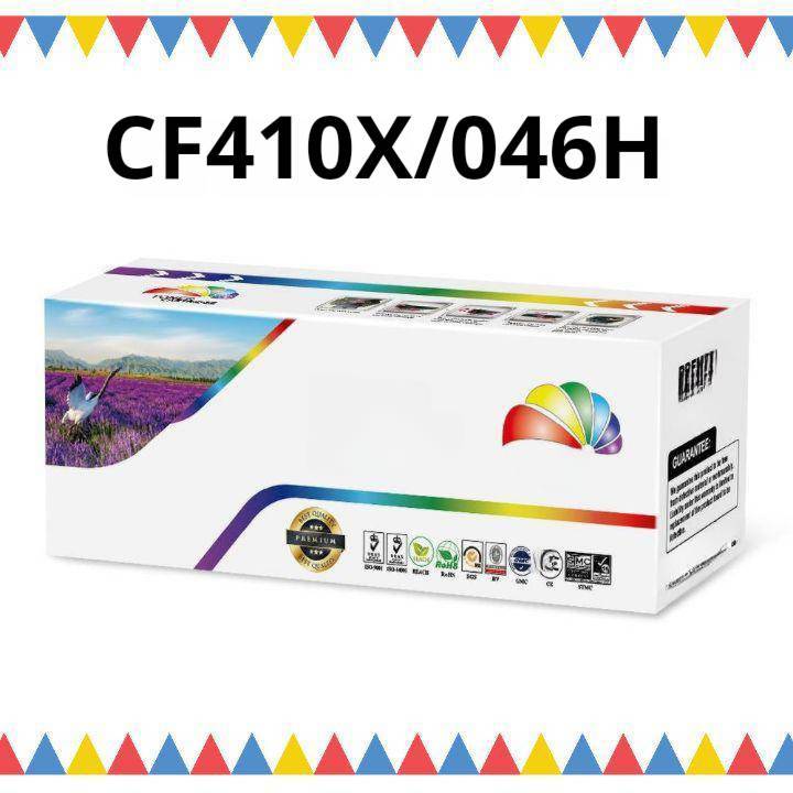 หมึกเลเซอร์ โทนเนอร์ ตลับเทียบเท่า CF410X/CF410A/CARTRIDGE 046H BK ...