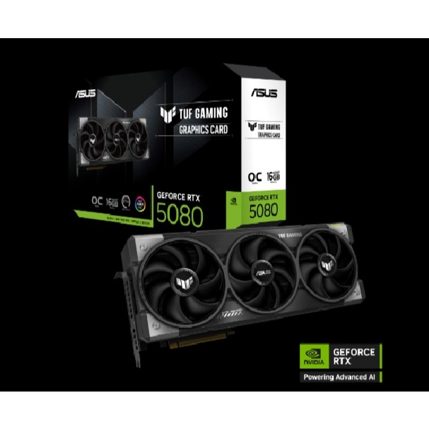 VGA ASUS TUF GAMING RTX5080 OC 16GB GDDR6 W.3Y | Shopee Thailand