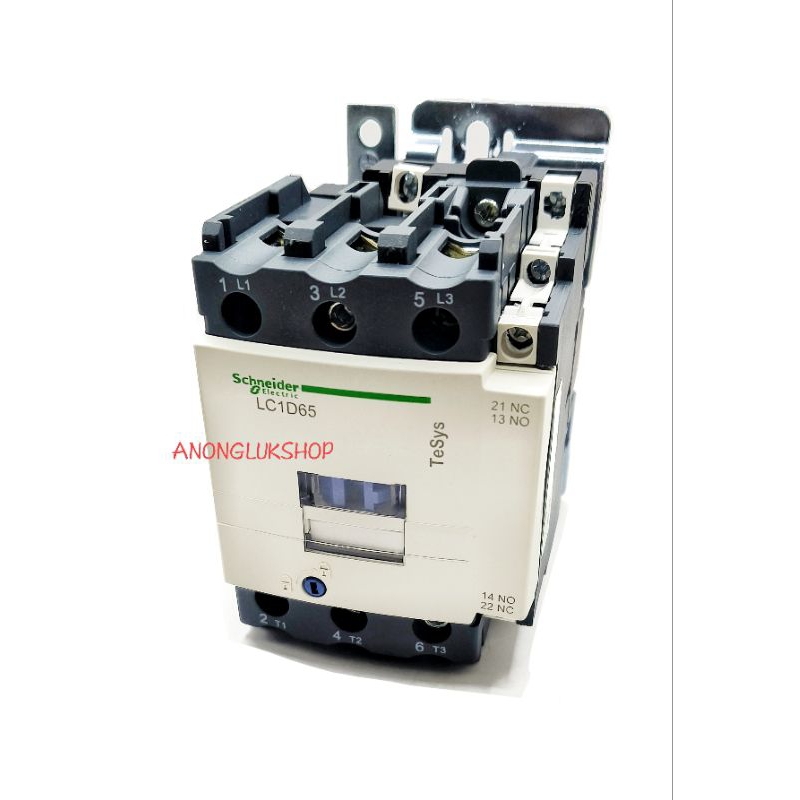 LC1D65 LC1D-65 LC1-D65 Magnetic Contactor LC1D65M7C 220VAC แมกเนติก คอน ...