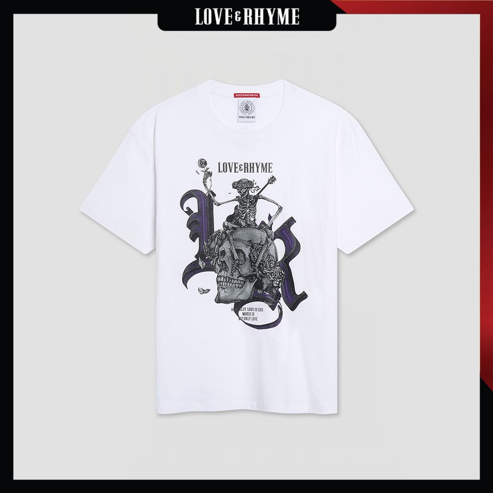 DAVIE JONES [ Love & Rhyme ] เสื้อยืด พิมพ์ลาย Graphic Slim Fit T-Shirt ...
