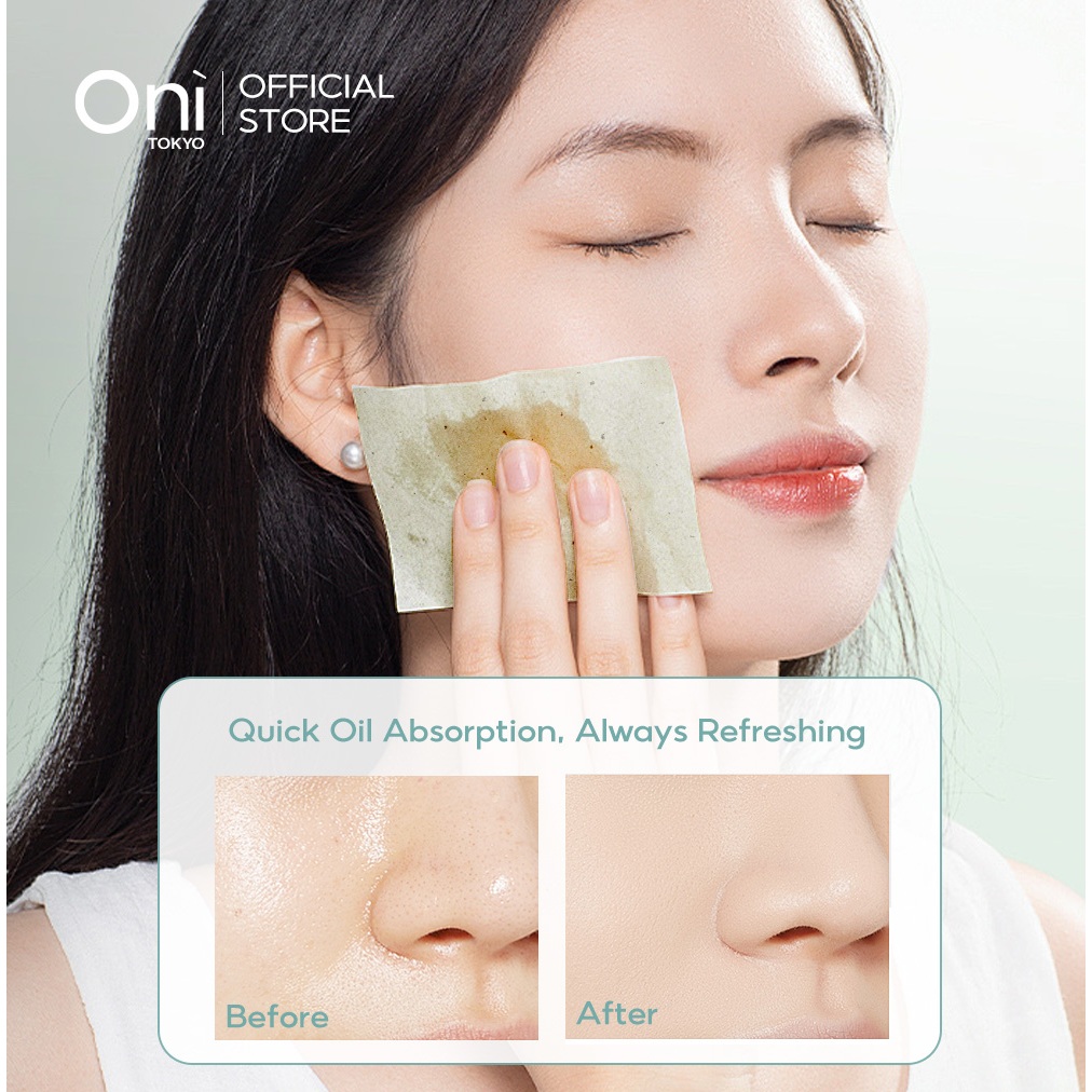Oni Makeup Friendly Blotting Papers for Oily Skin 100 sheets แผ่นฟิล์ม ...