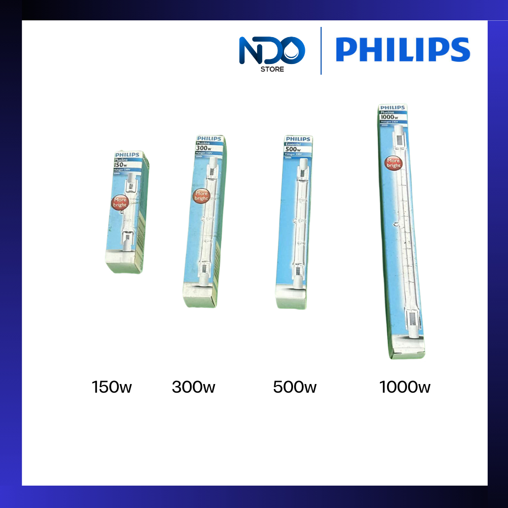 PHILIPS ไส้หลอดไฟสปอตไลท์ หลอดฮาโลเจน 150w 300w 500w 1000w | Shopee ...