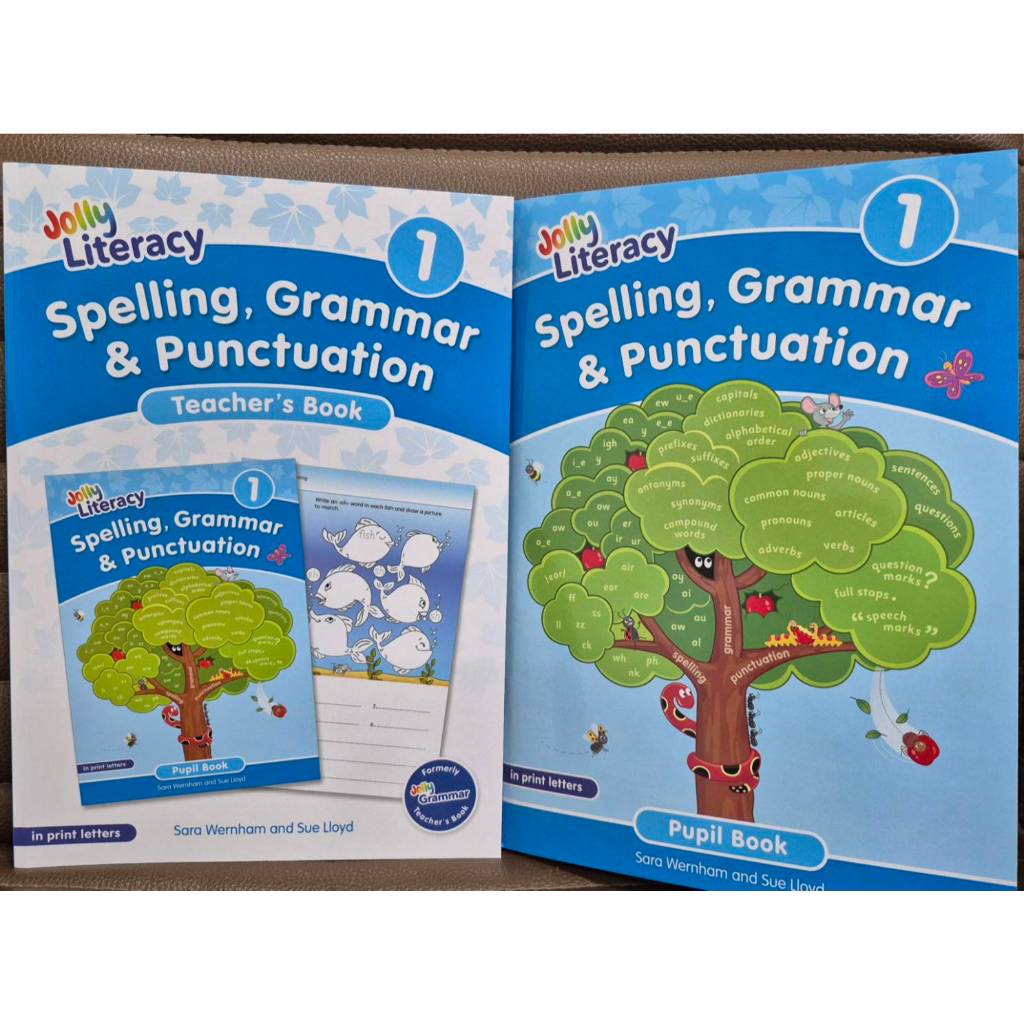New! Set of Teacher & Pupil Book 1: Spelling, Grammar & Punctuation ...