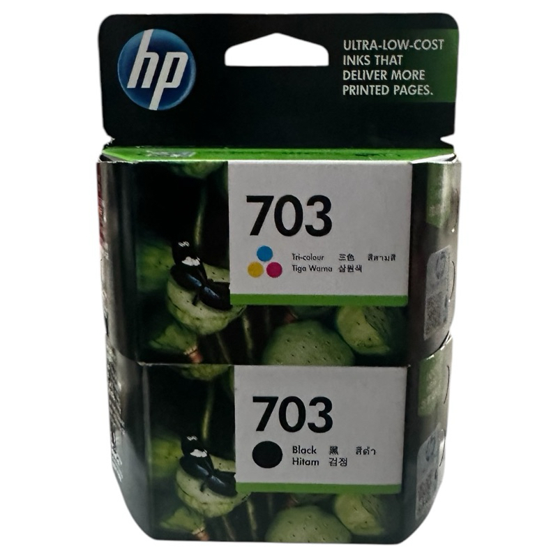 หมึกHP หมึกพิมพ์ Inkjet รุ่น Hp 703 Co Black/Color แท้100% | Shopee ...