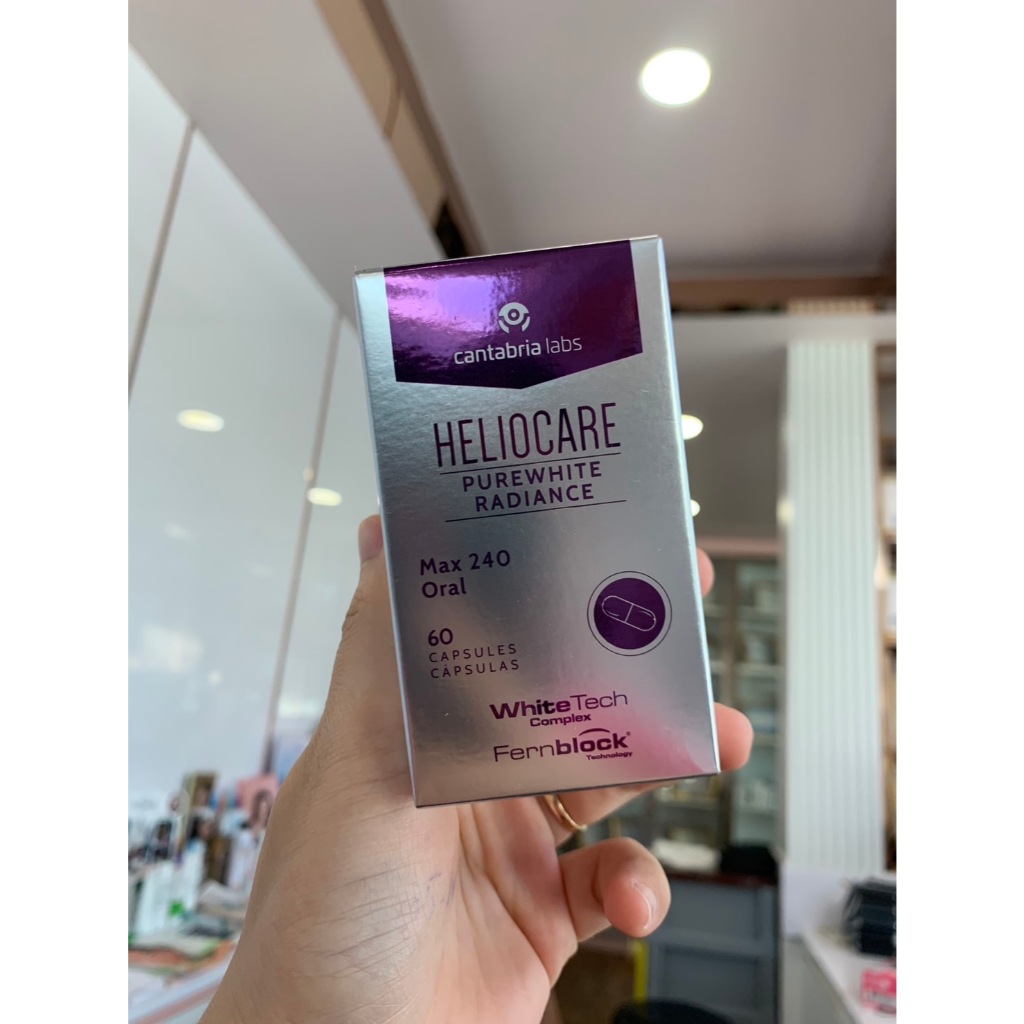 Heliocare PureWhite Radiance (60 แคปซูล) วิตามินกินกันแดด+แถม EXP.02/27 | Shopee Thailand