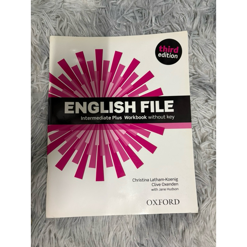 หนังสือแบบฝึกหัด English File: Intermediate Plus workbook without key ...