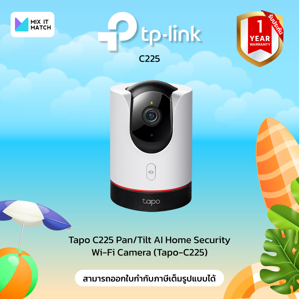Tapo C225 (Tapo C225) Pan/Tilt AI Home Security Wi-Fi Camera | Shopee Thailand