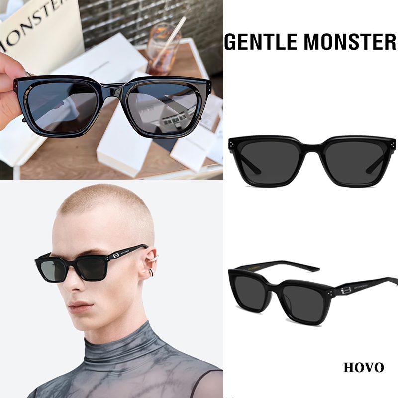 สีเทาNew GENTLE MONSTER Hovo(เจนเทิล มอนสเตอร์) Hovo ของแท้ 100% แว่น ...
