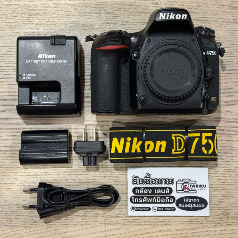 Nikon D750 FX (บอดี้) มือสอง สภาพดีใช้งานปกติ | Shopee Thailand
