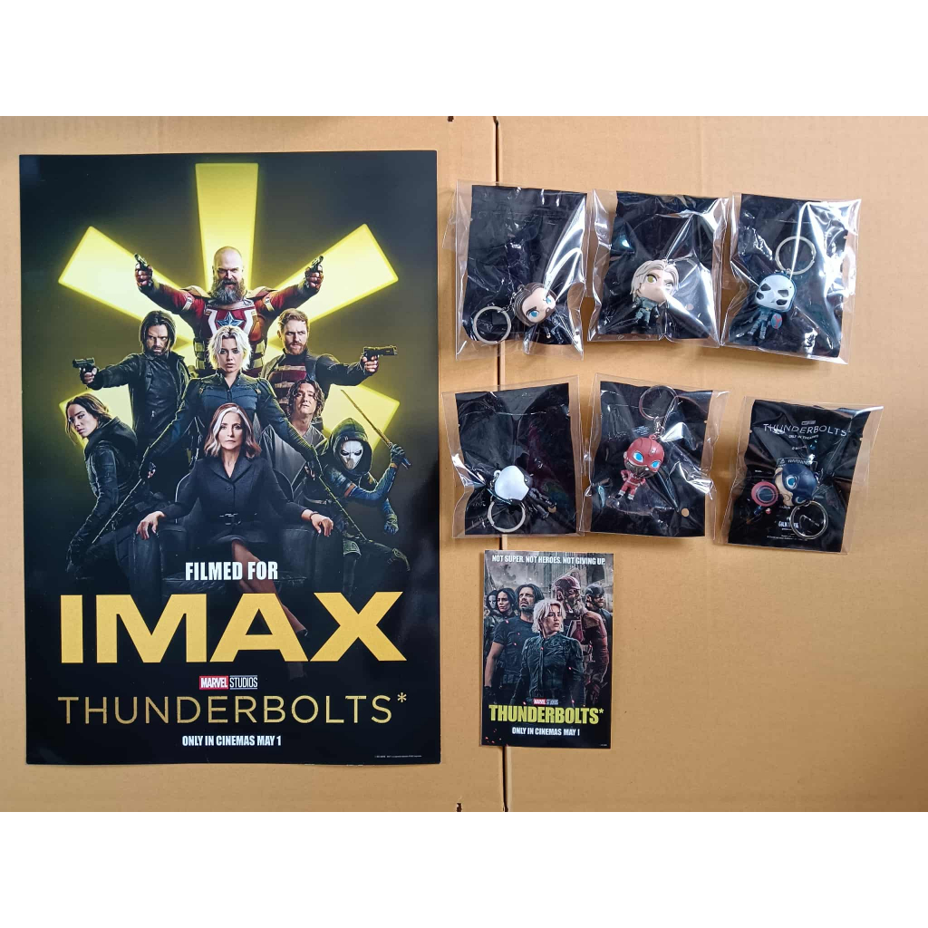 THUNDERBOLTS* ธันเดอร์โบลต์ส* โปสเตอร์ IMAX+SF พวงกุญแจสุ่ม เมเจอร์ ...