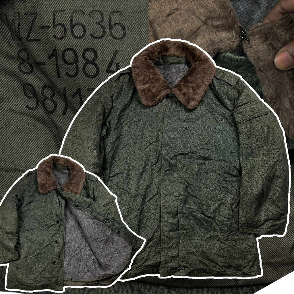 แจ็คเก็ตเดินป่า Vintage 80's Polish Army military milicja wz. 68 Moro ...