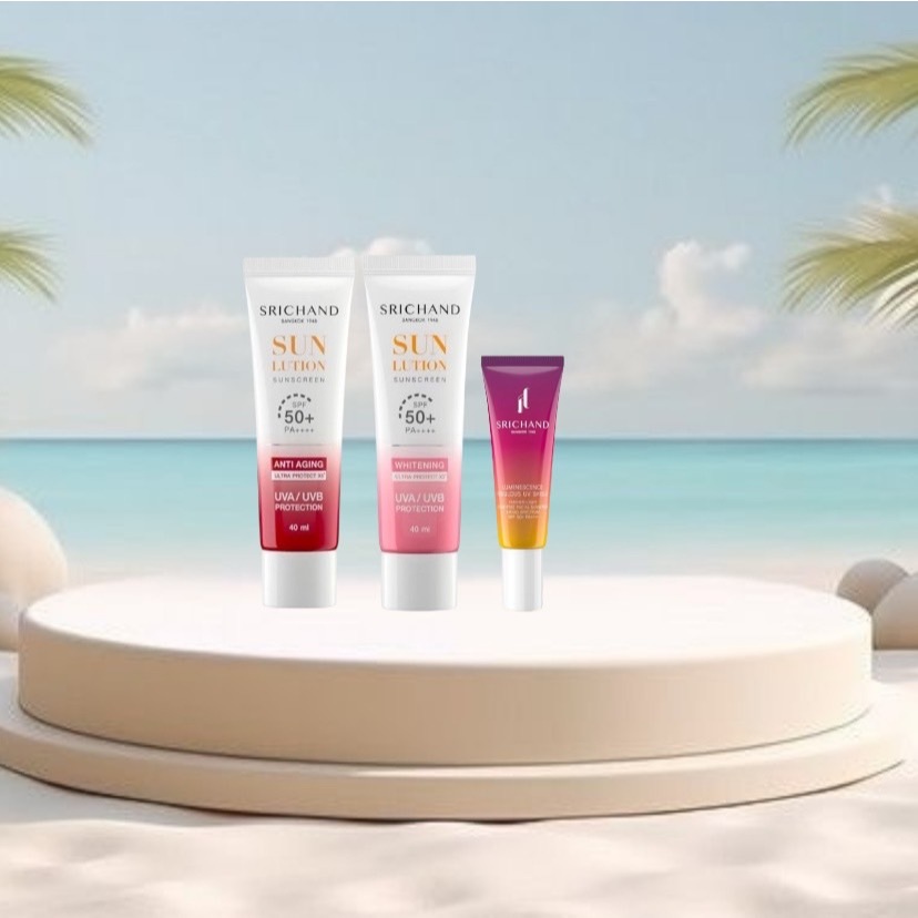 Srichand Sunlution Sunscreen SPF50+ PA+++ 40ml #Skin Whitening ศรี ...